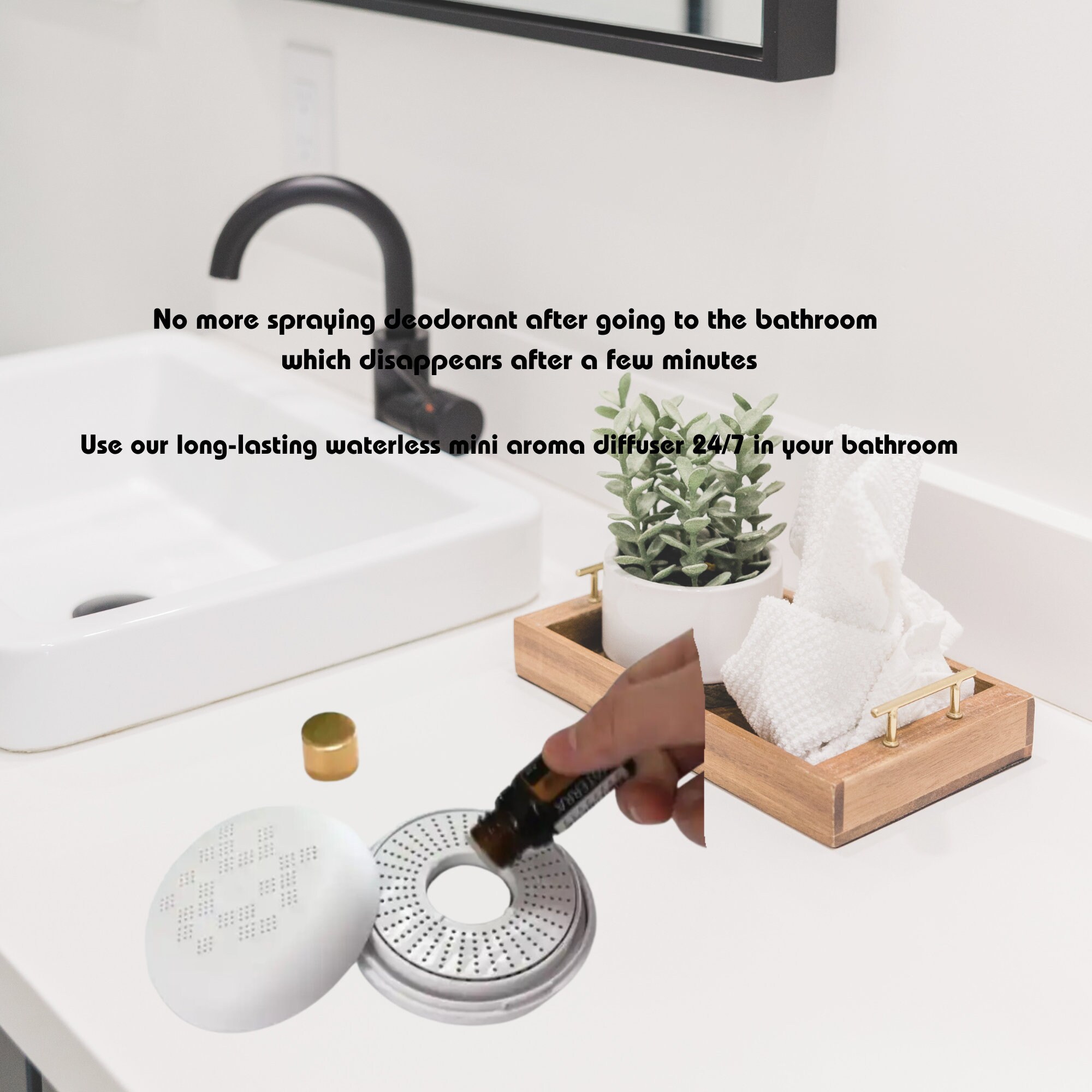 Scent Pod Portable Diffuser, Travel-friendly Aromatherapy, Rechargeable ...