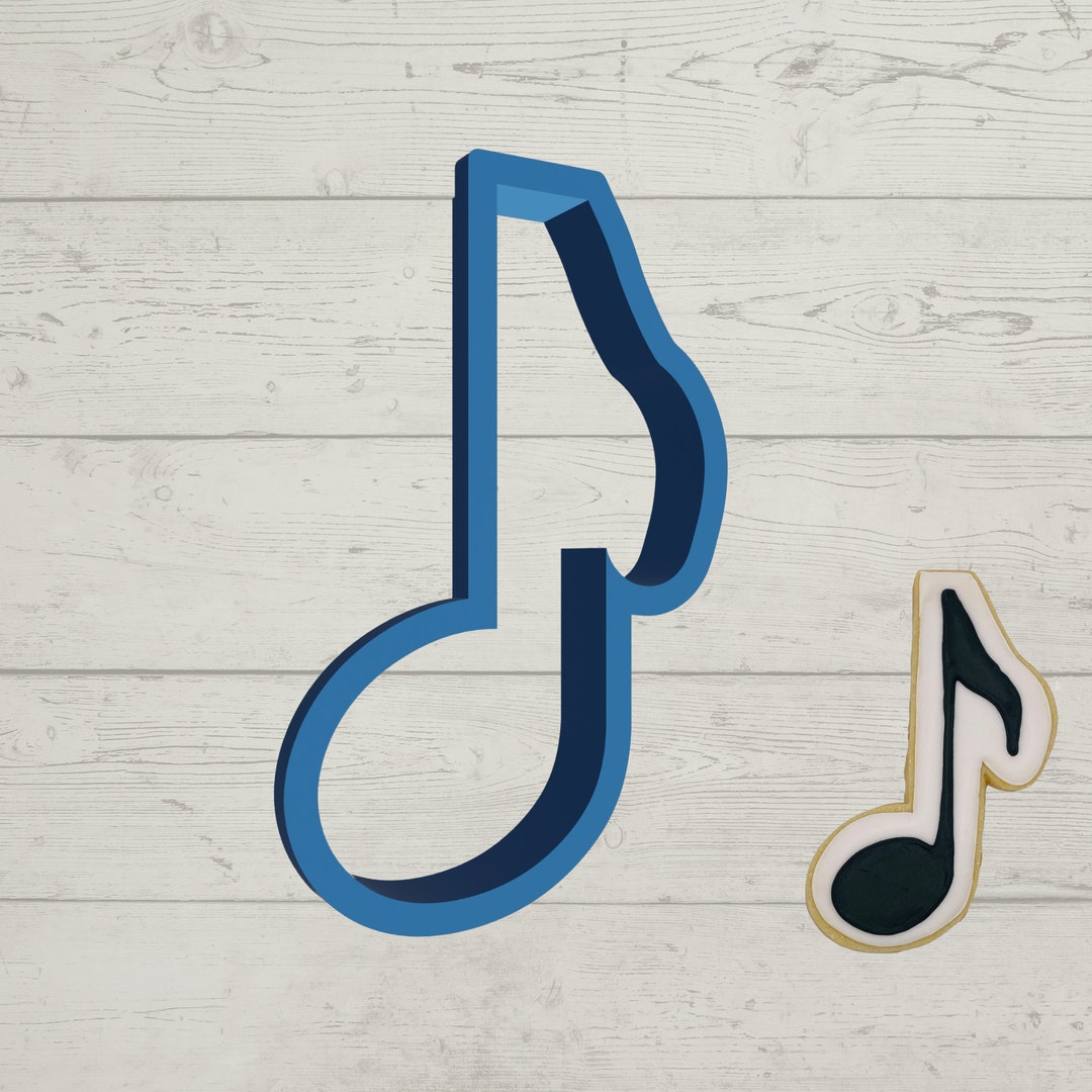 Music Note Cookie Cutter | 2"-6" Sizes Available - Etsy