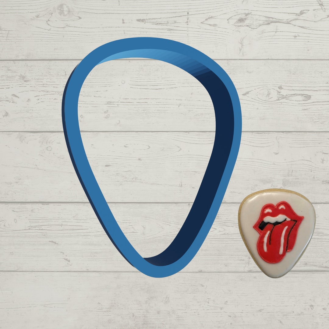 Guitar Pick Cookie Cutter | 2"-6" Sizes Available - Etsy