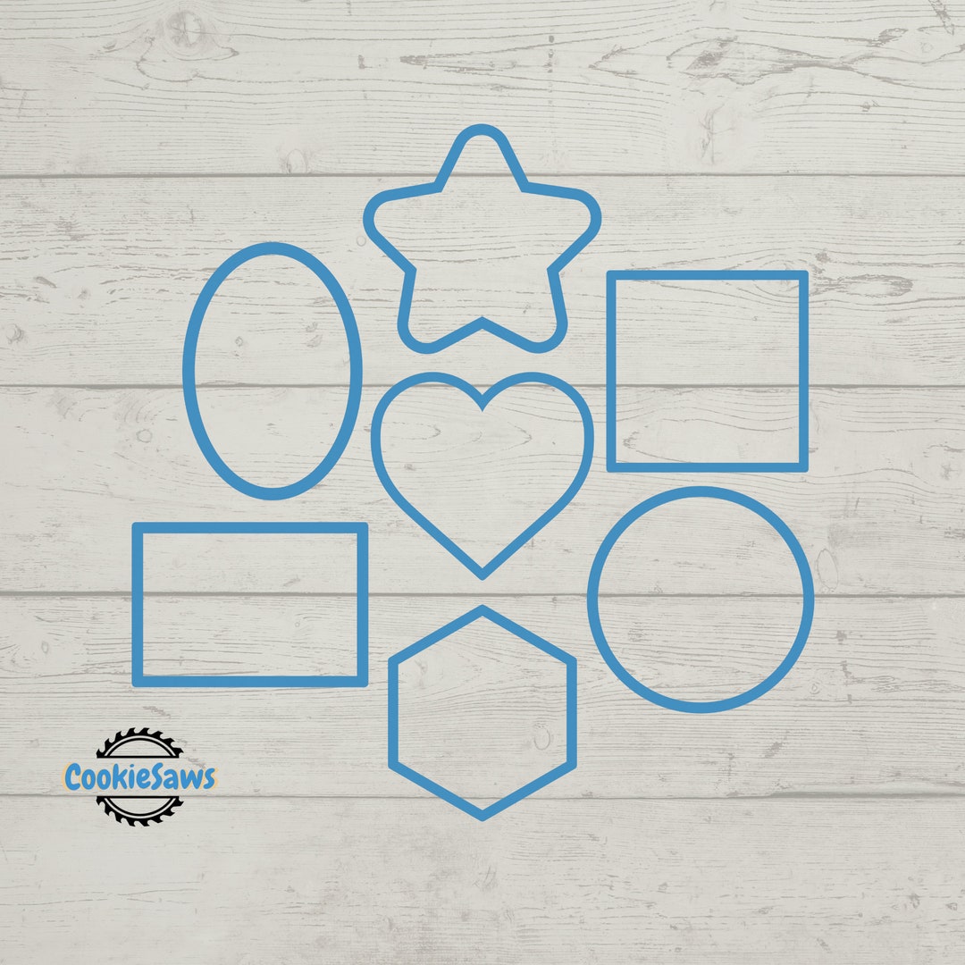 Cookie Cutters Set of Basic Shapes | Great Gift for Baker - Etsy