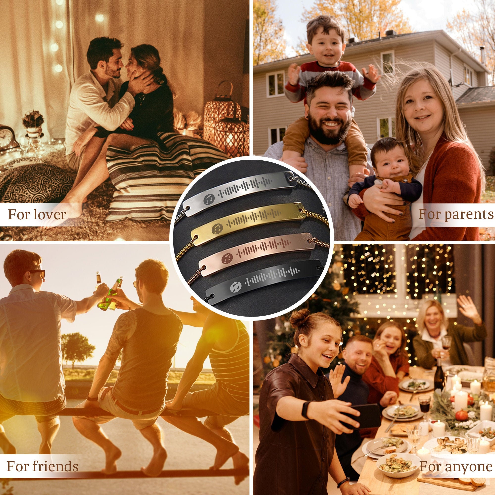 Custom Music Bracelet, Your Song, Uniquely Yours, Personalized ...