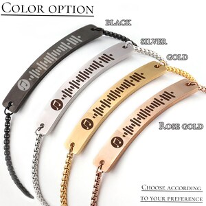 Custom Music Bracelet, Your Song, Uniquely Yours, Personalized ...