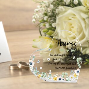 Personalized Acrylic Block, Acrylic Heart Shape Stand, Decorative ...