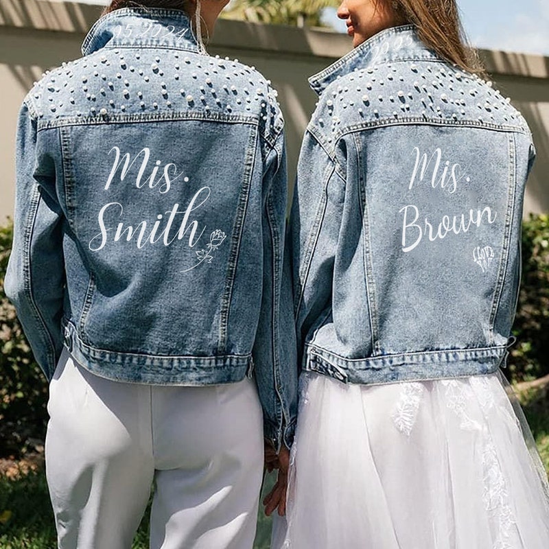 Bride Jean Jacket - Etsy