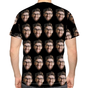 Custom Face Shirt, Personalized Image Photo T-shirt, Personalized Face ...
