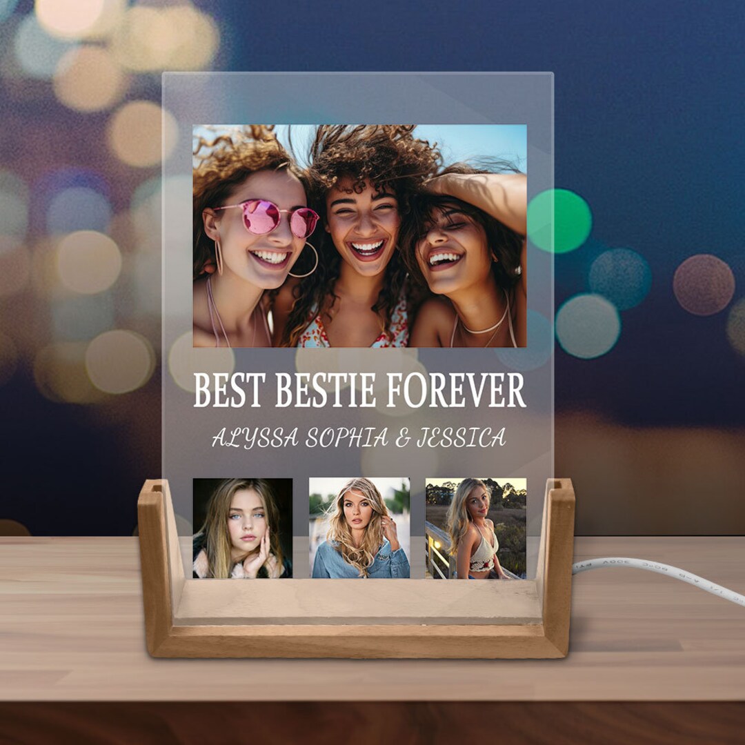 Personalized Photo Night Light, Custom Photo Plaque, Custom Acrylic ...