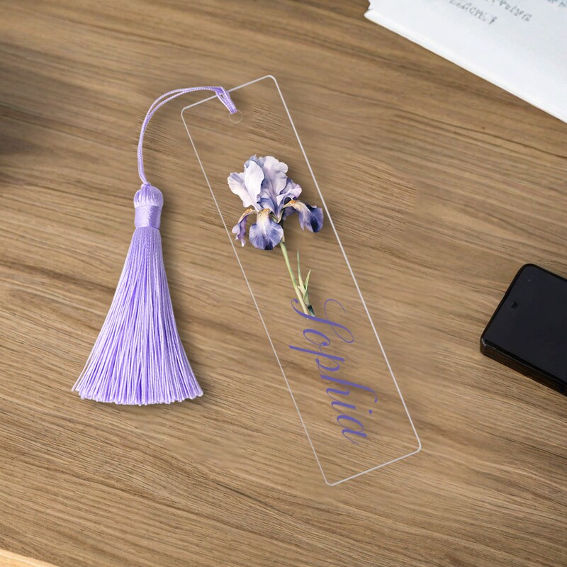 Flower Bookmark - Etsy