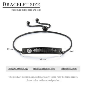 Custom Music Bracelet, Your Song, Uniquely Yours, Personalized ...