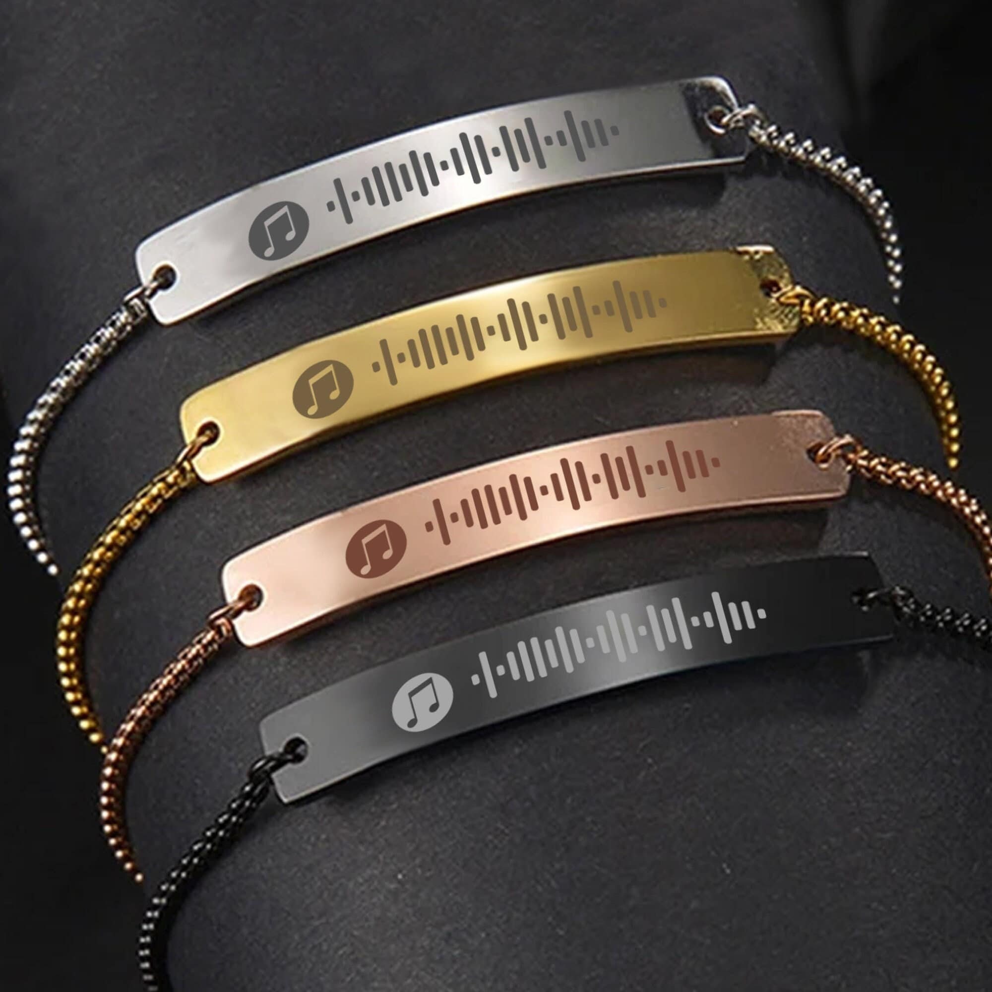 Custom spotify bracelet store