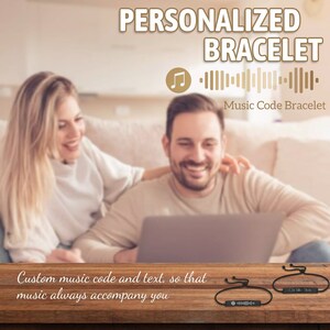 Custom Music Bracelet, Your Song, Uniquely Yours, Personalized ...