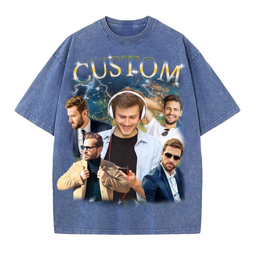 Custom Bootleg Rap Shirt, Custom Photo Shirt, Custom Retro Bootleg Rap ...