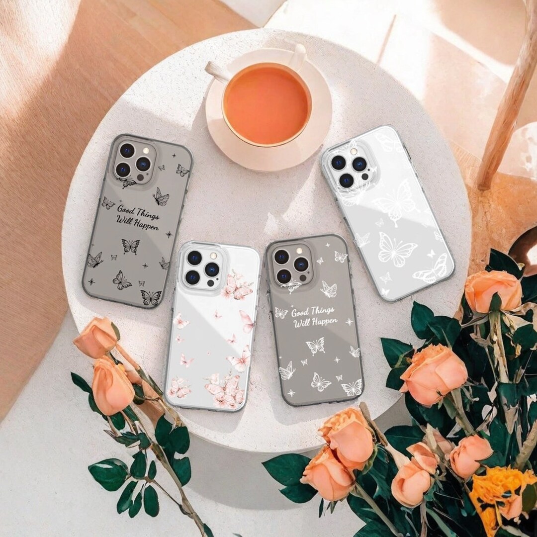 Cute Phone Case Butterfly Phone Case Creative Butterfly Element Phone ...