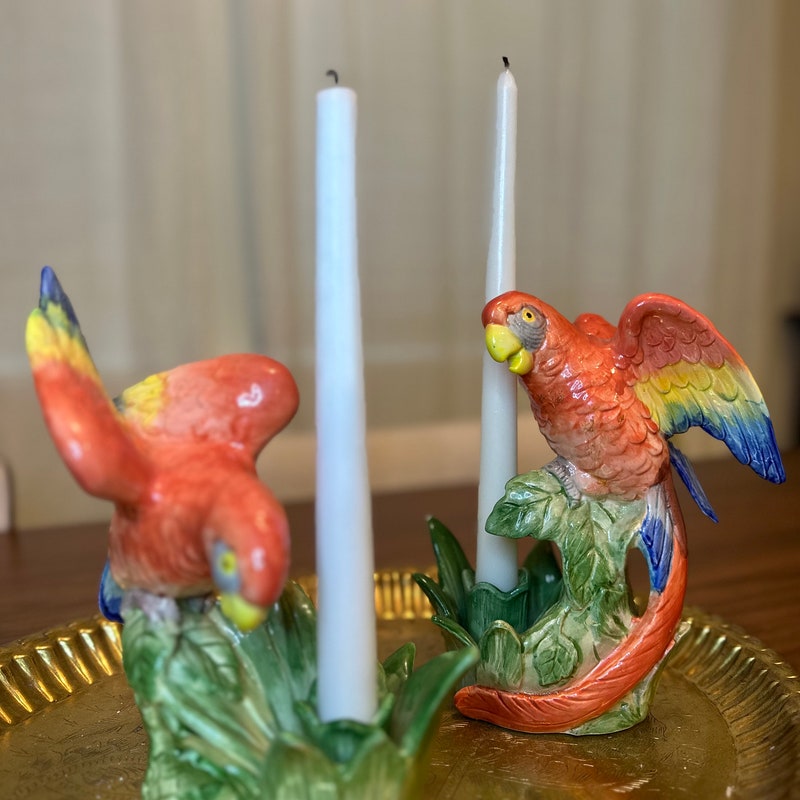 Parrot Candle Holder - Etsy