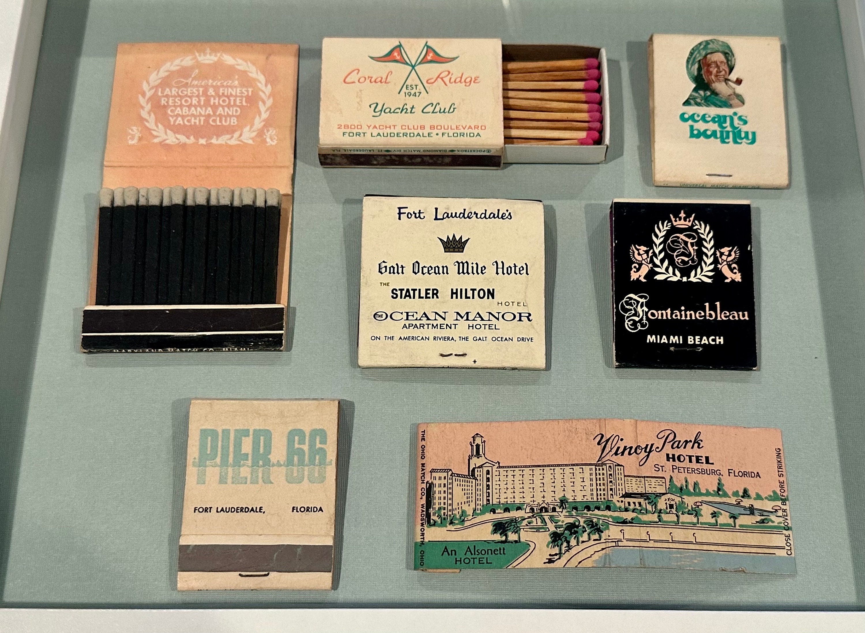 Florida Coast Vintage Matchbook Art - Etsy