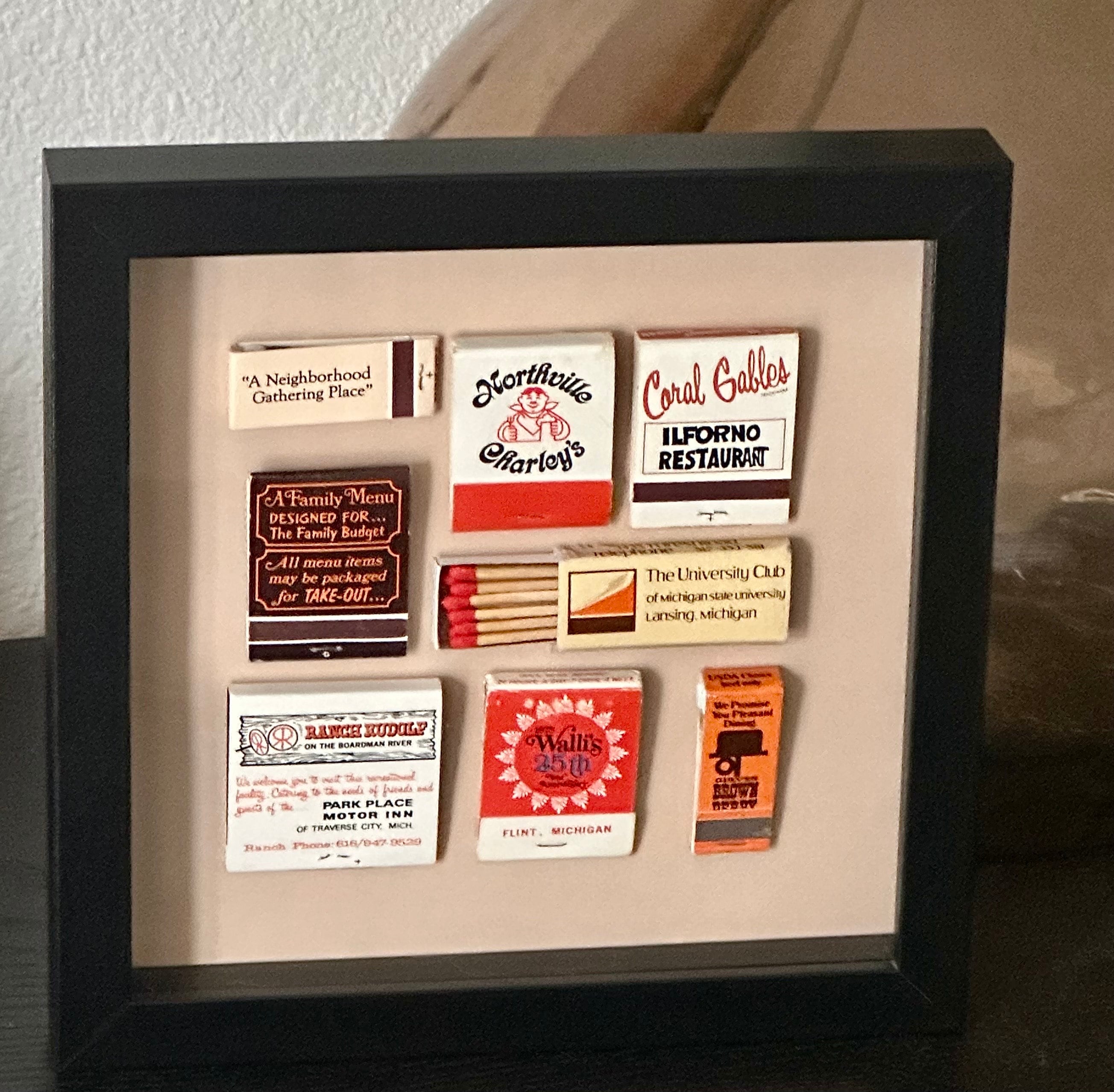 Retro Diner Vintage Matchbook Art - Etsy