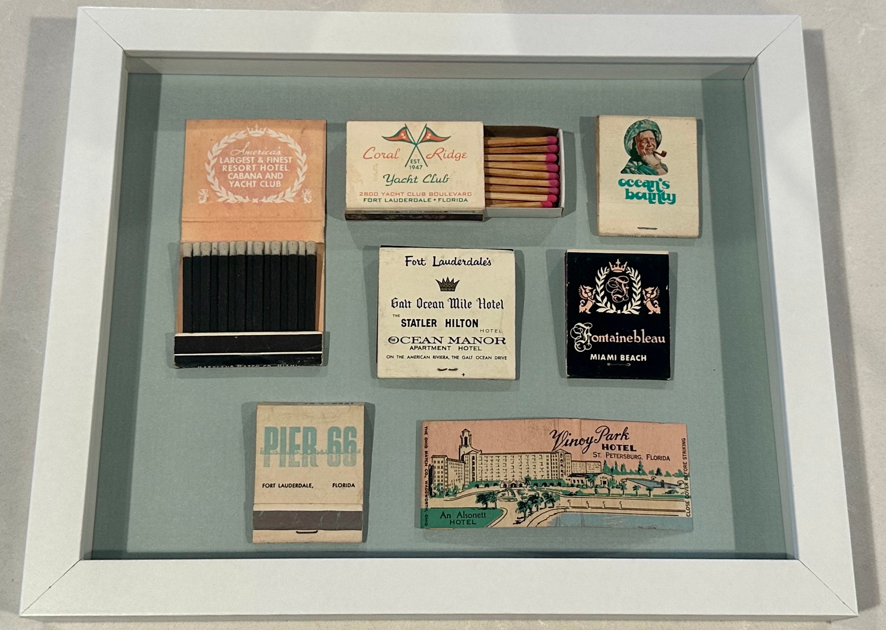 Florida Coast Vintage Matchbook Art - Etsy