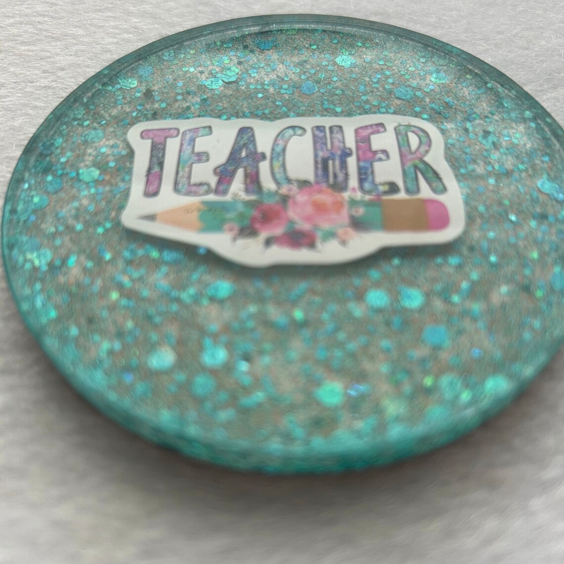 Teacher Appreciation Gift Resin Coaster & Bookmark Teachers/educators ...