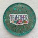 Teacher Appreciation Gift Resin Coaster & Bookmark Teachers/educators ...