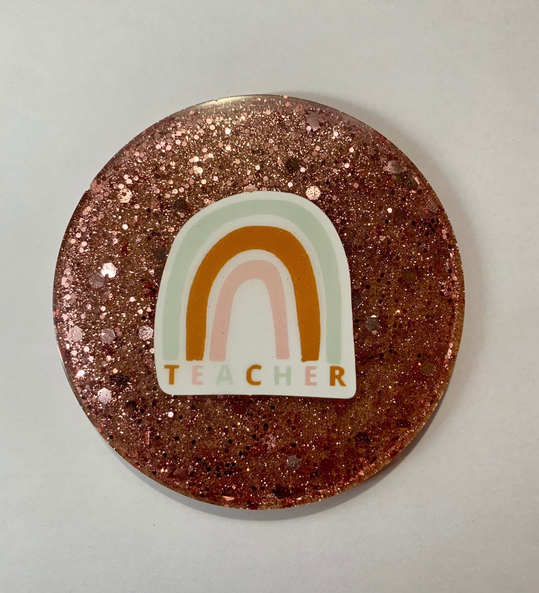 Teacher Appreciation Gift Resin Teacher Coaster Teachers/educators ...