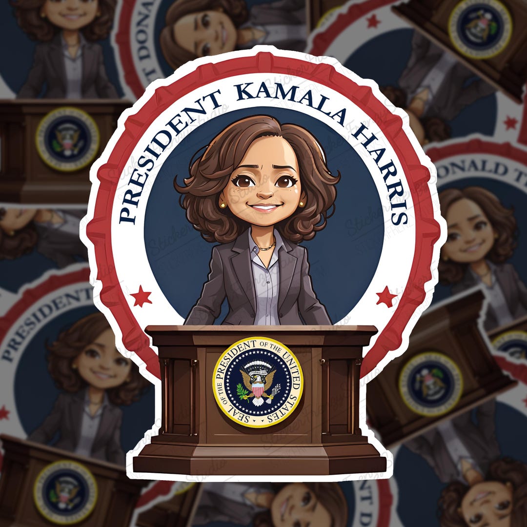 Kamala Harris 2024 Sticker Pro Kamala Decal for Car, Laptop, and More ...