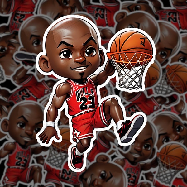 Michael Jordan Stickers - Etsy