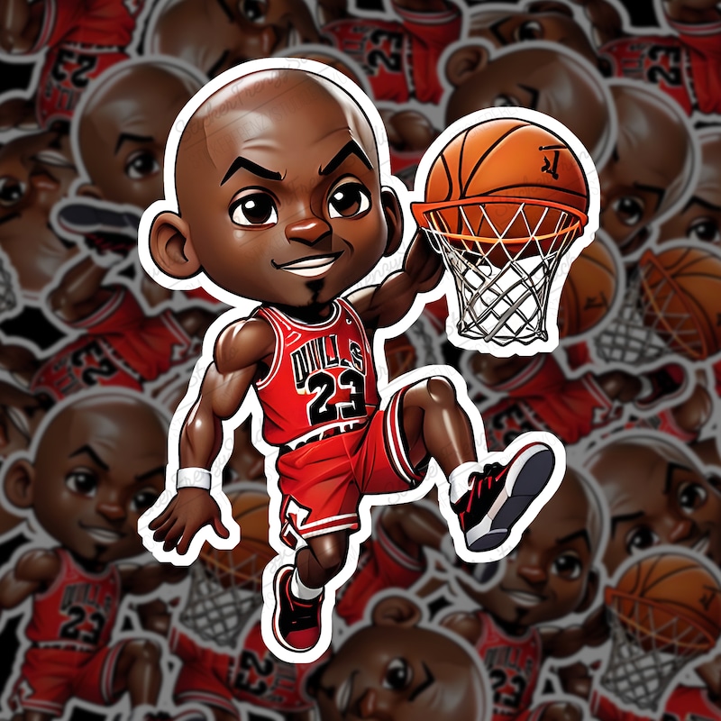 Michael Jordan Stickers - Etsy