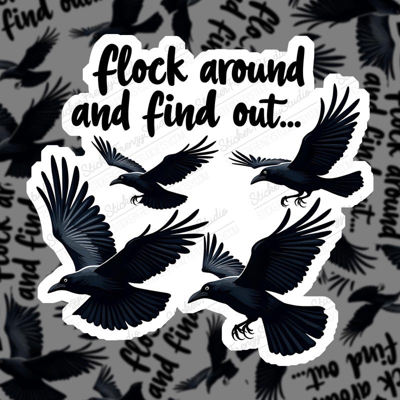 Flock of Crows - Etsy