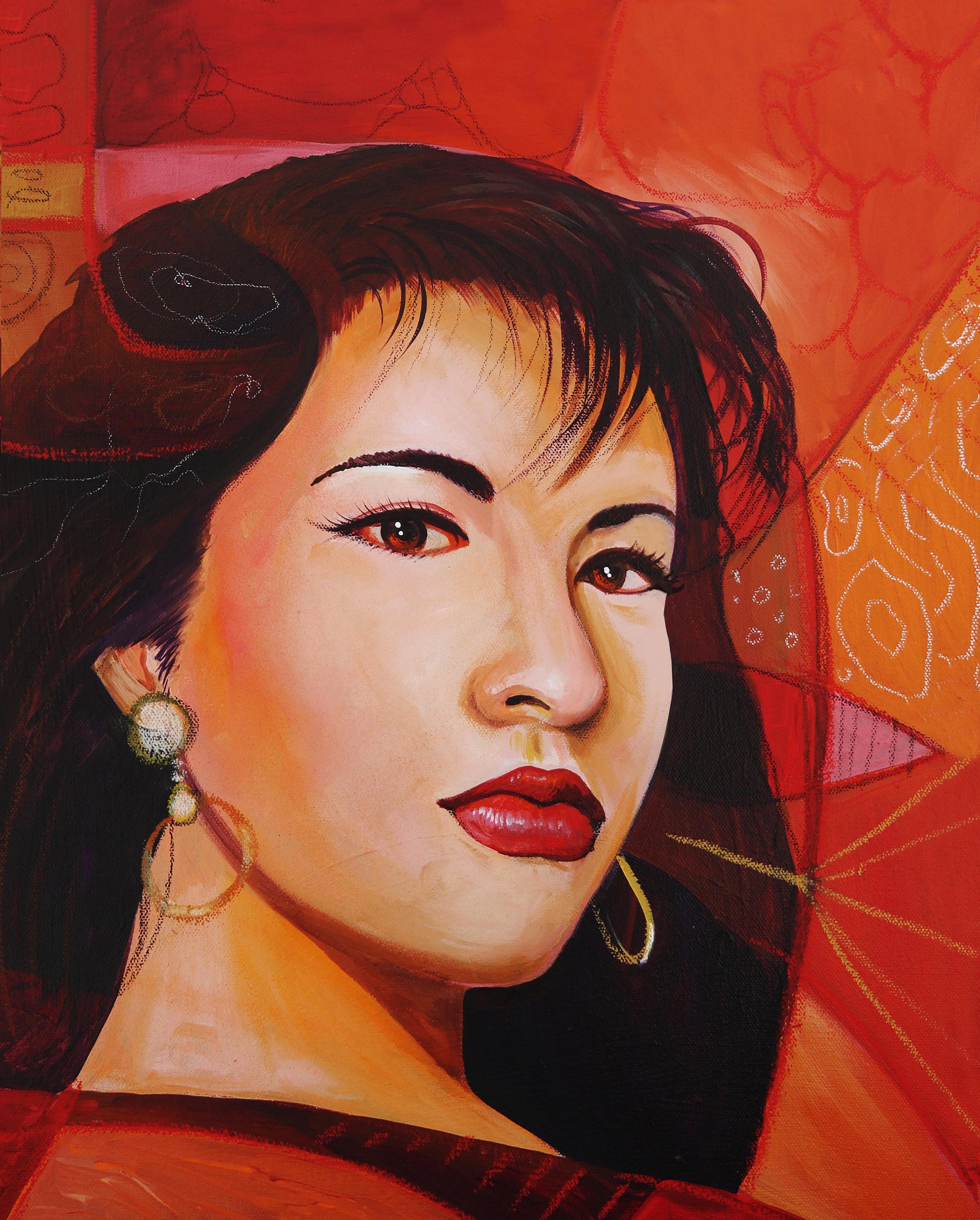 Selena Quintanilla Female Mexican Singer Classic Music Icon Print for ...