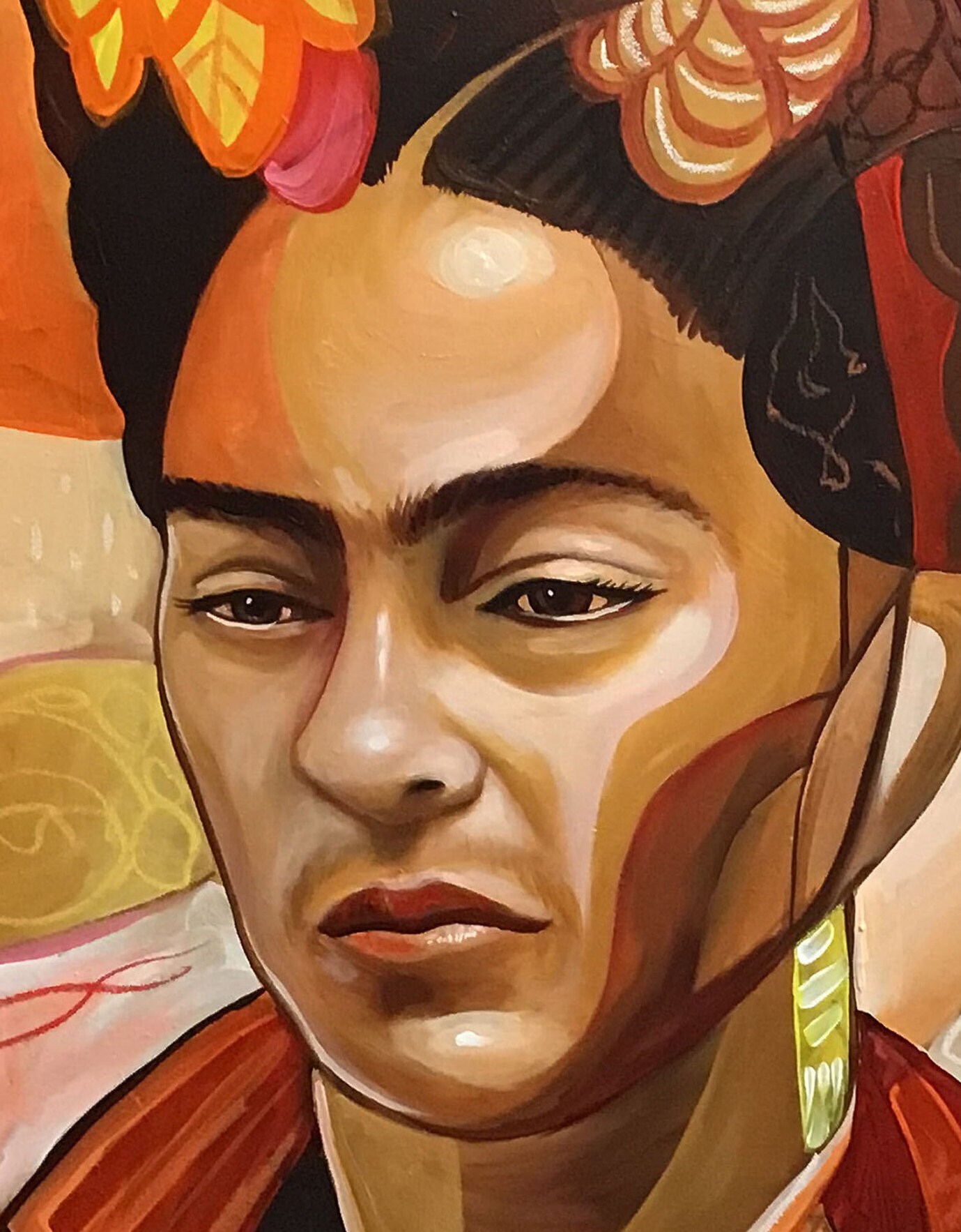 Frida Kahlo Home Decor Contemporary Art Print Portrait Mexican Home ...