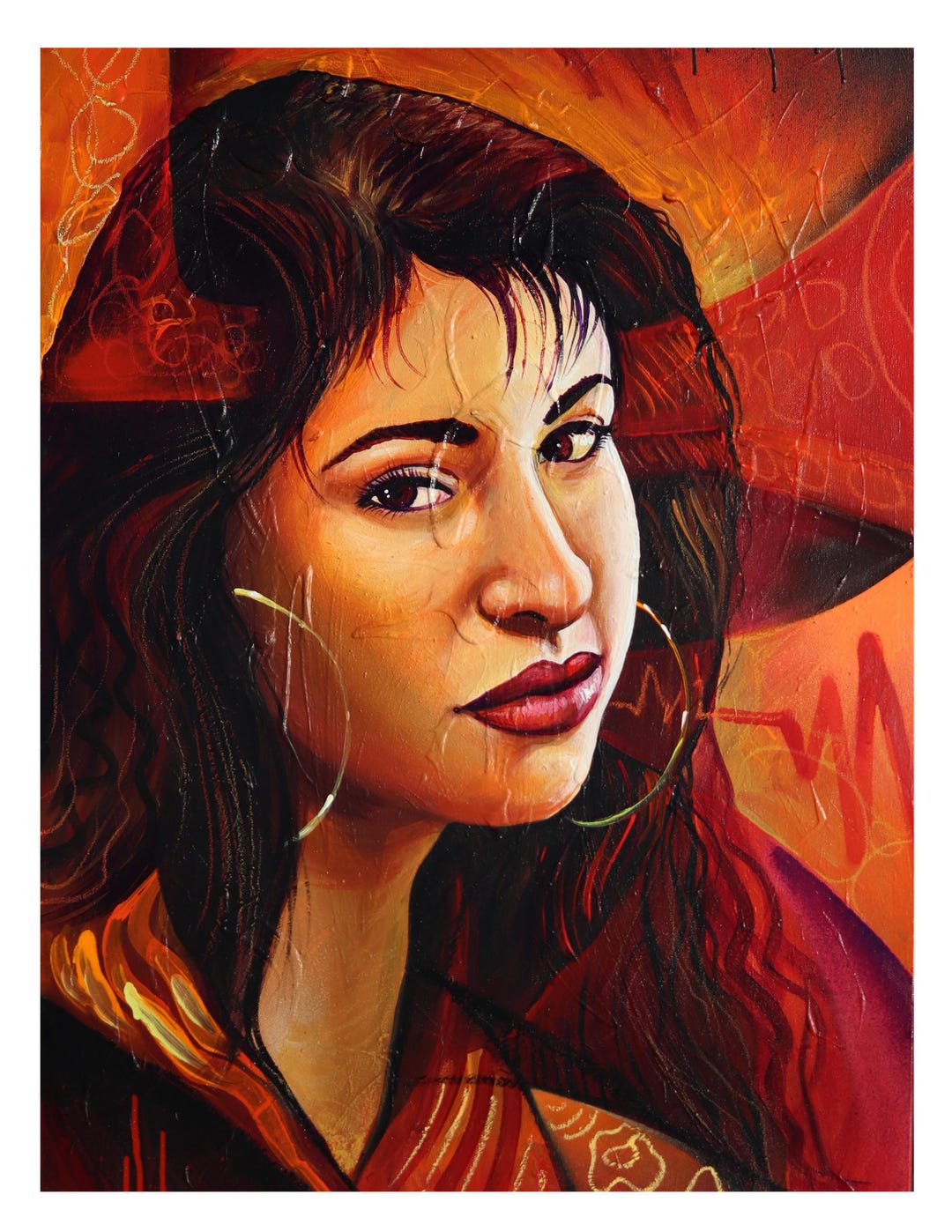 Selena Quintanilla Female Mexican Singer Classic Music Icon Print for ...
