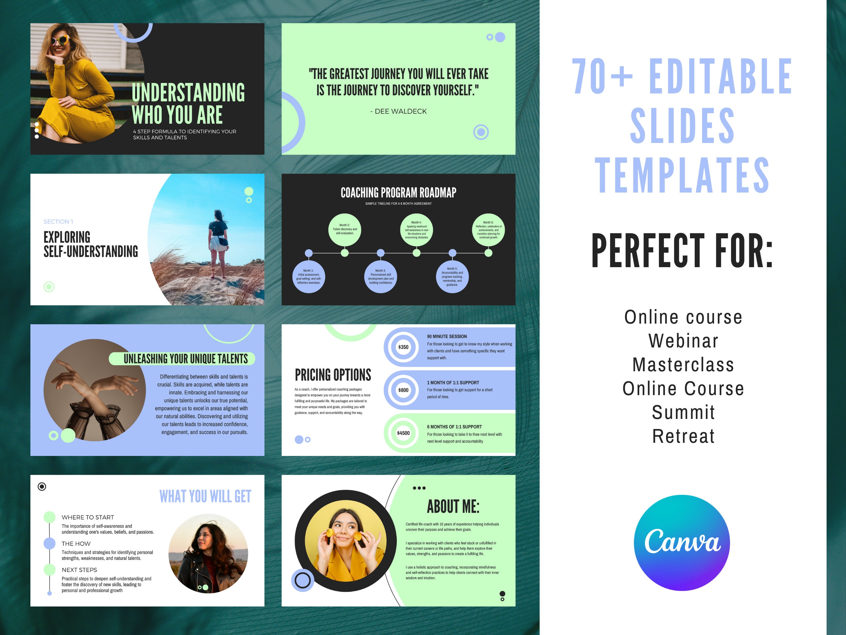 Slides Templates Presentations Canva Editable Template Slides for ...