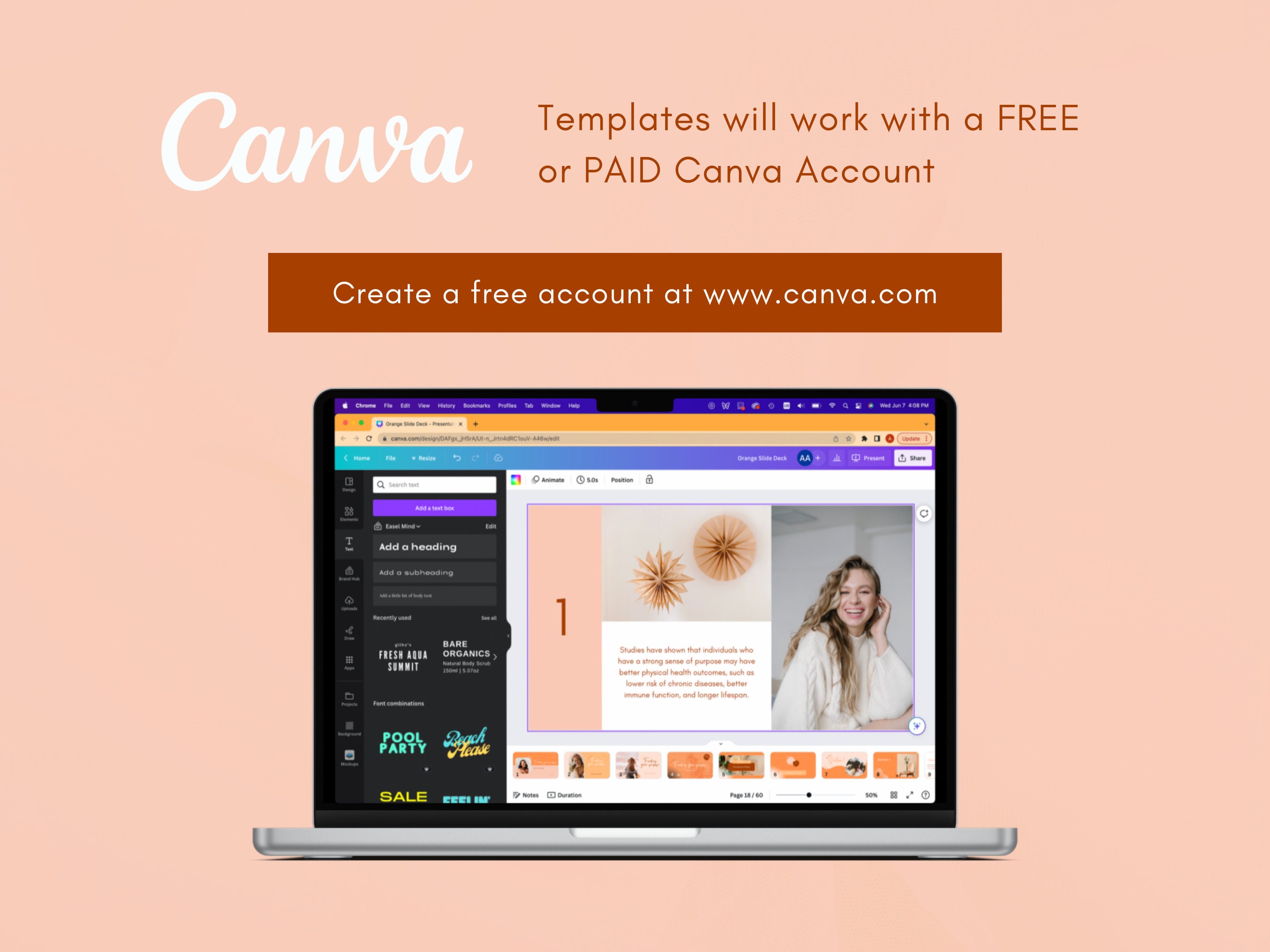 Slides Templates Presentations Canva Editable Template Slides for ...