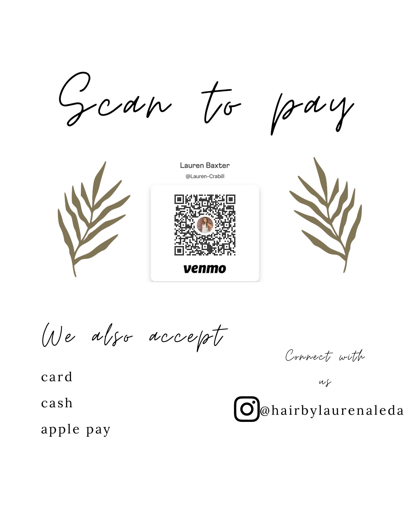 Editable Pay Me Template Perfect for Any Business - Etsy