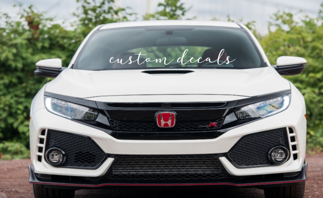 Custom Text Decal Sticker Personalized Create Your Own Windshield Car ...