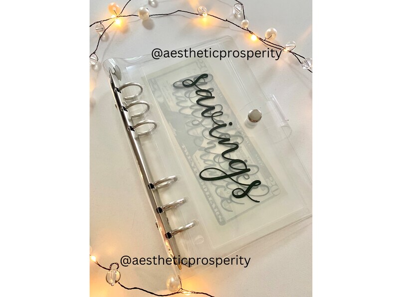 A6 Clear Cash Envelopes Laminated - Etsy