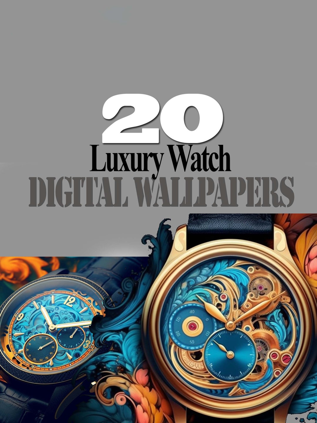 20 Digital Luxury Watch Wallpapers and Background for Your PC, Laptop ...
