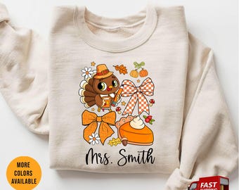 I Teach the Cutest Little Turkeys T-shirt, Teacher Thanksgiving Shirt ...