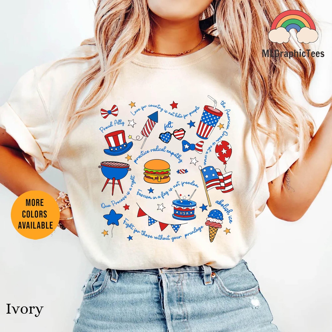 Liberal Fourth of July Secret Subtle Message Anti Trump Shirt, 4th of ...