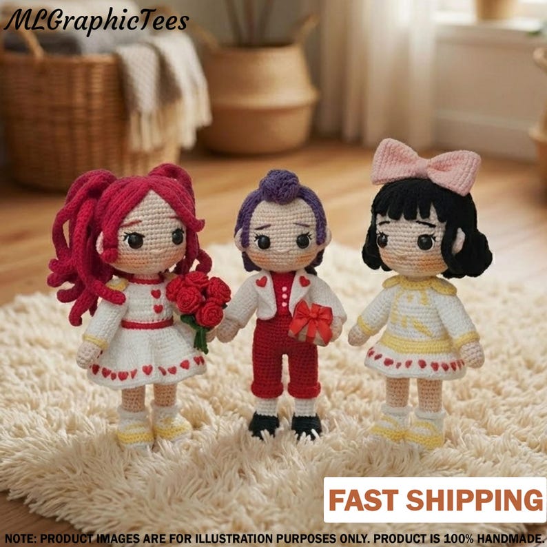 Valentine Huntrix Kpop Demon Hunter Girls: Rumi, Mira, and Zoey ...