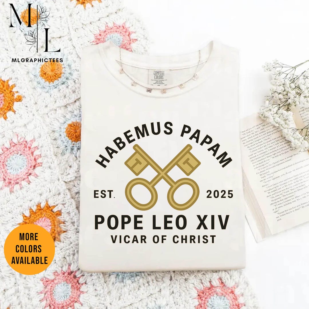 Pope Leo XIV Shirt New Pope Leo 14 Tshirt Catholic Tee Vicar of Christ ...