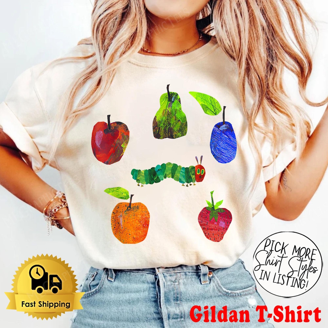 The Very Hungry Caterpillar Shirt, Bookish Shirt, Book Lover Gift ...