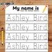 Custom Name & Handwriting Practice #pre-k #kindergarten - Etsy