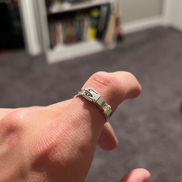 Sterling Silver Belt Buckle - Etsy