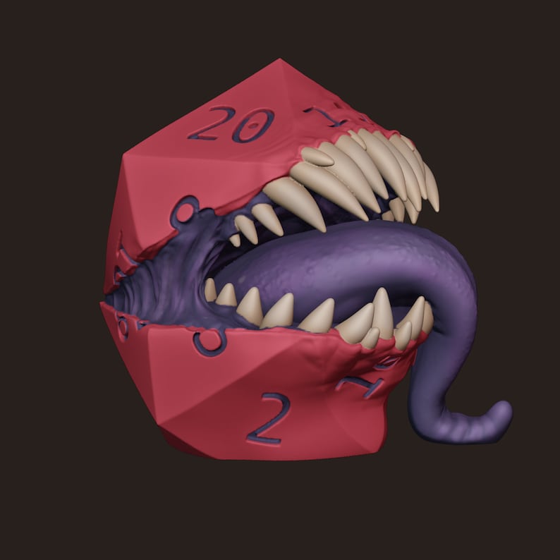 Mimic D20 STL - Etsy Nederland