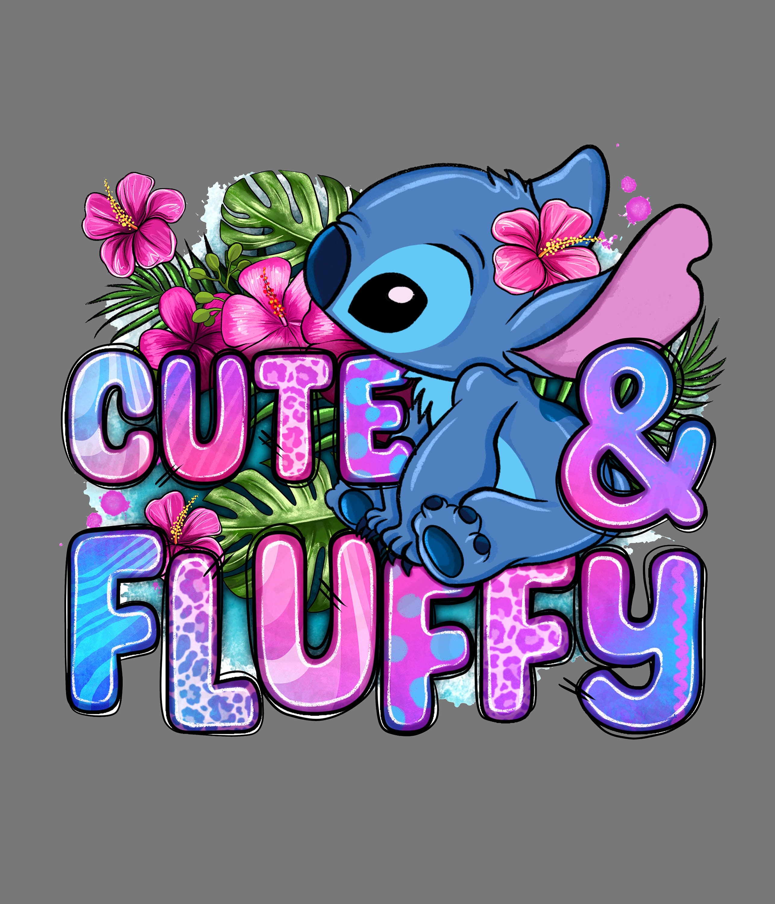 Stitch Cute And Fluffy