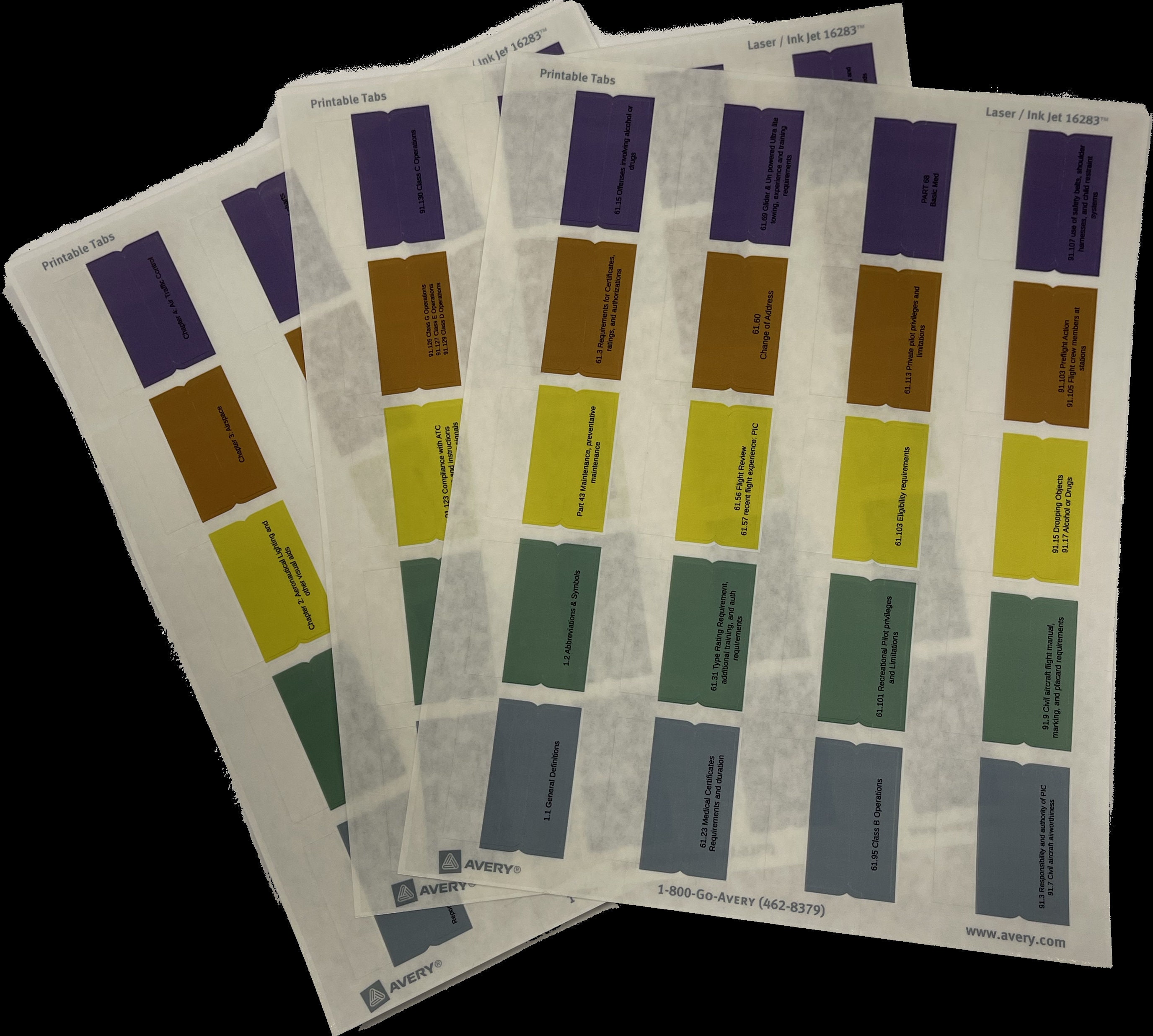 2024 FARAIM TABS - Private Pilot Airplane - Etsy