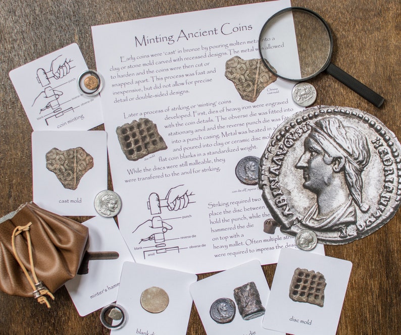 Ancient Coins History Unit Study-montessori-homeschool-learning Fun - Etsy