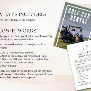 Golf Cart Rental Contract Template: Customizable Liability Waiver ...