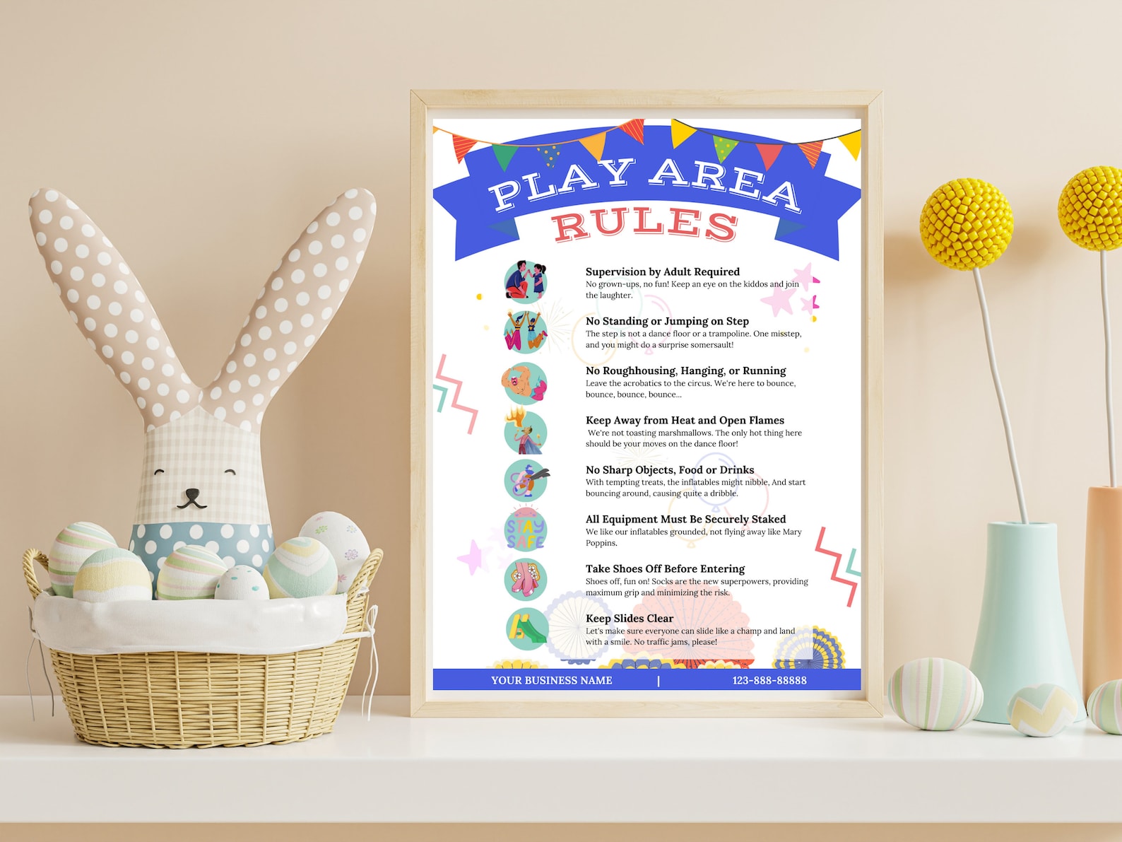 Soft Play Rules Sign: Play Area Poster (digital Download) - Etsy