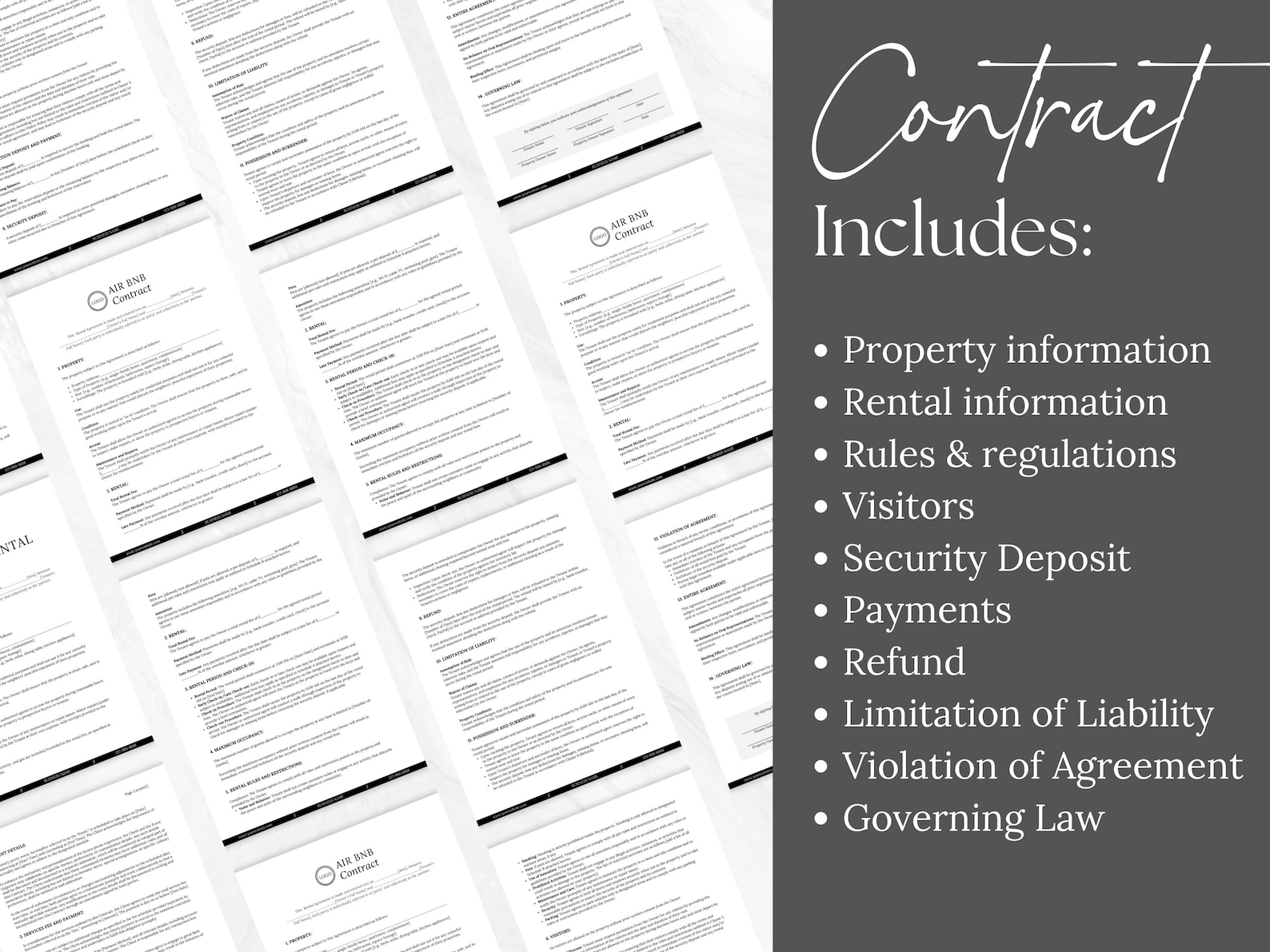 Airbnb Short Term Rental Contract, Farmhouse Vacation Rental, VRBO ...